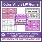 Nouns Board Game | Common Nouns Activities Kindergarten First Grade ...