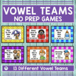 VOWEL TEAMS GAME - Firstieland - First Grade Teacher Blog