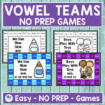 VOWEL TEAMS GAME - Firstieland - First Grade Teacher Blog