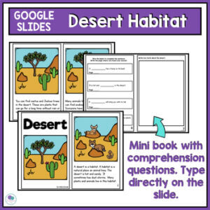 Animals Habitats Desert Google Slides Digital Distance Learning ...