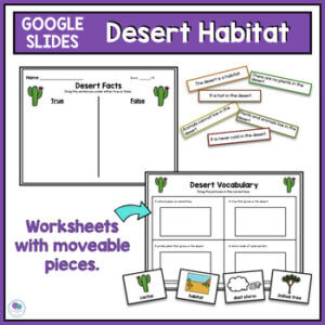 Animals Habitats Desert Google Slides Digital Distance Learning ...