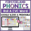 Google Slides Kindergarten CVC Words Digital Distance Learning ...