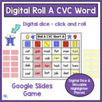 Google Slides Kindergarten CVC Words Digital Distance Learning ...