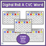 Google Slides Kindergarten CVC Words Digital Distance Learning ...