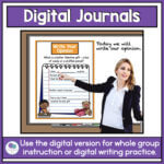 February Writing Journal Prompts Daily Slides Activities Kindergarten ...