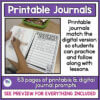 February Writing Journal Prompts Daily Slides Activities Kindergarten ...