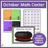 October Math Center Game Halloween Math Story Problems 1st Grade ...