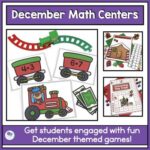 December Math And Literacy Centers For Kindergarten First Grade ...