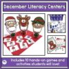 December Math And Literacy Centers For Kindergarten First Grade ...