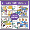 April Math And Literacy Centers For First Grade | Low Prep Spring ...