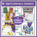 April Math And Literacy Centers For First Grade | Low Prep Spring ...