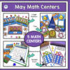 May Literacy Centers | Spring Math Games | 1st Grade 2nd Grade ...