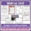 Walrus Life Cycle Lesson Plans For Arctic Animals First Grade 2nd Grade ...
