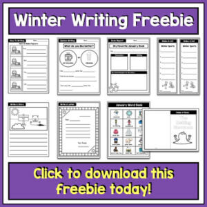 Free Winter Writing Prompts Narrative Opinion Letter First Grade ...