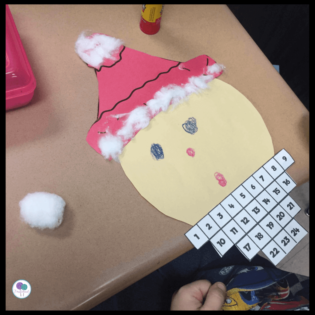 Easy Printable Christmas Countdown Santa Calendar For Kids ...