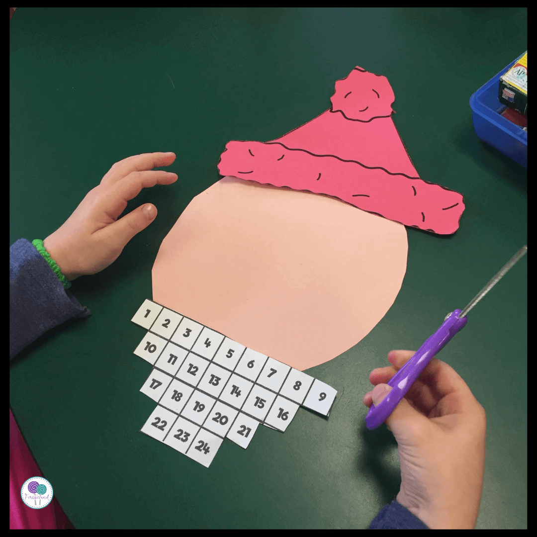 Easy Printable Christmas Countdown Santa Calendar For Kids ...