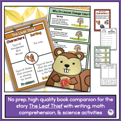 The Leaf Thief Fall Read Aloud Books And Activities - Firstieland ...