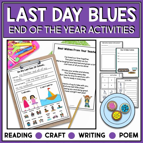 Easy Last Day Blues Activities For Kids - Firstieland - First Grade ...