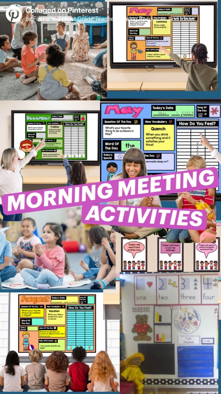 Best Classroom Morning Meeting Activities And Ideas - Firstieland ...